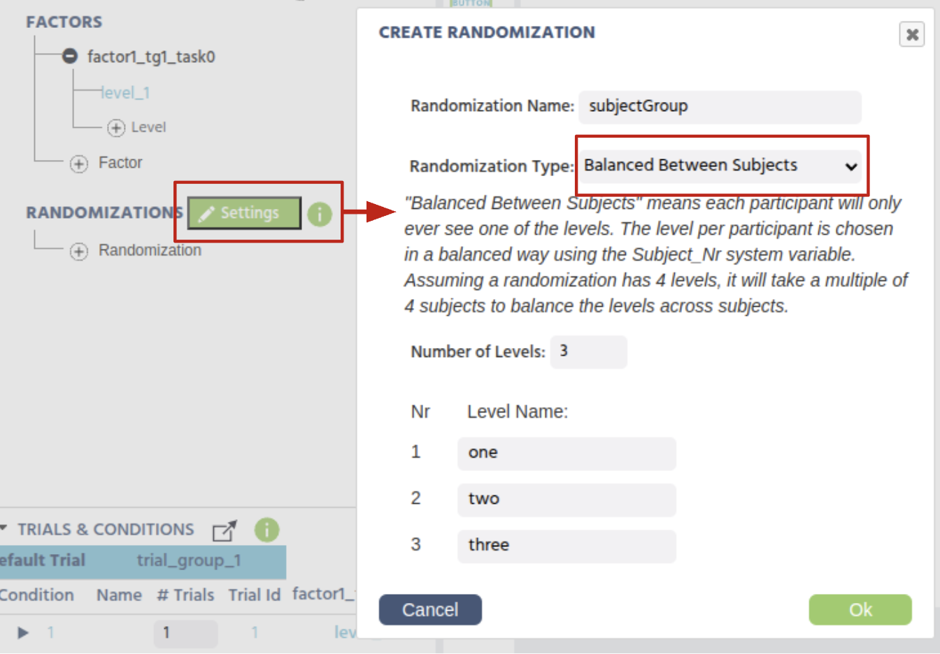 Between-subjects Group Balancing and Variable Setup | Learn